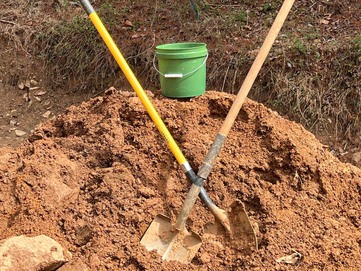 Bucket of Native Dirt with Native Gems & Minerals from Mason Mountain ...